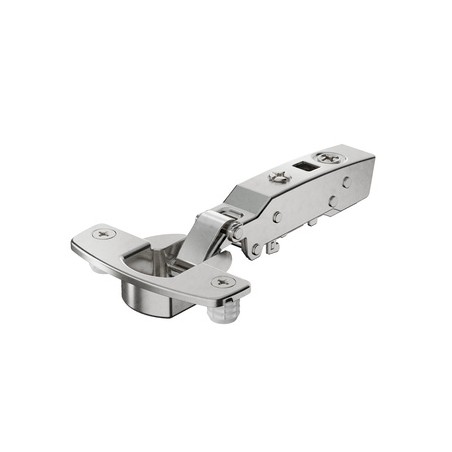 Bisagra Hettich SENSYS 8631I 95º Solapada TH53 tacos a 52 con amortiguación para puertas gruesas
